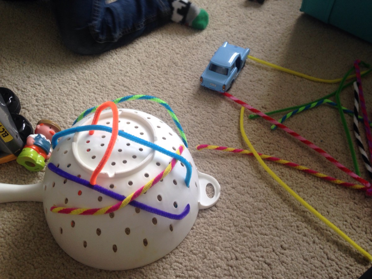 Sensory #10 pipe cleaner motor skills | Whatmyfridgesays