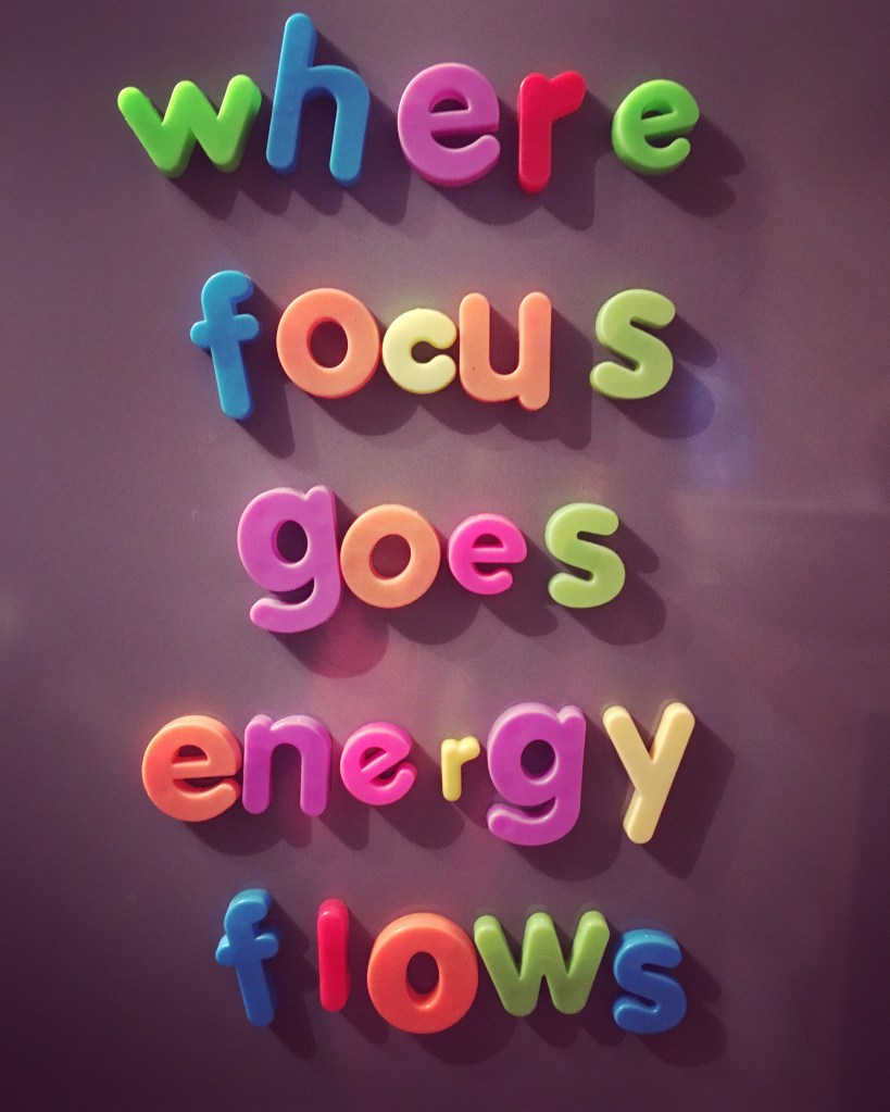 Where focus goes energy flows | Whatmyfridgesays